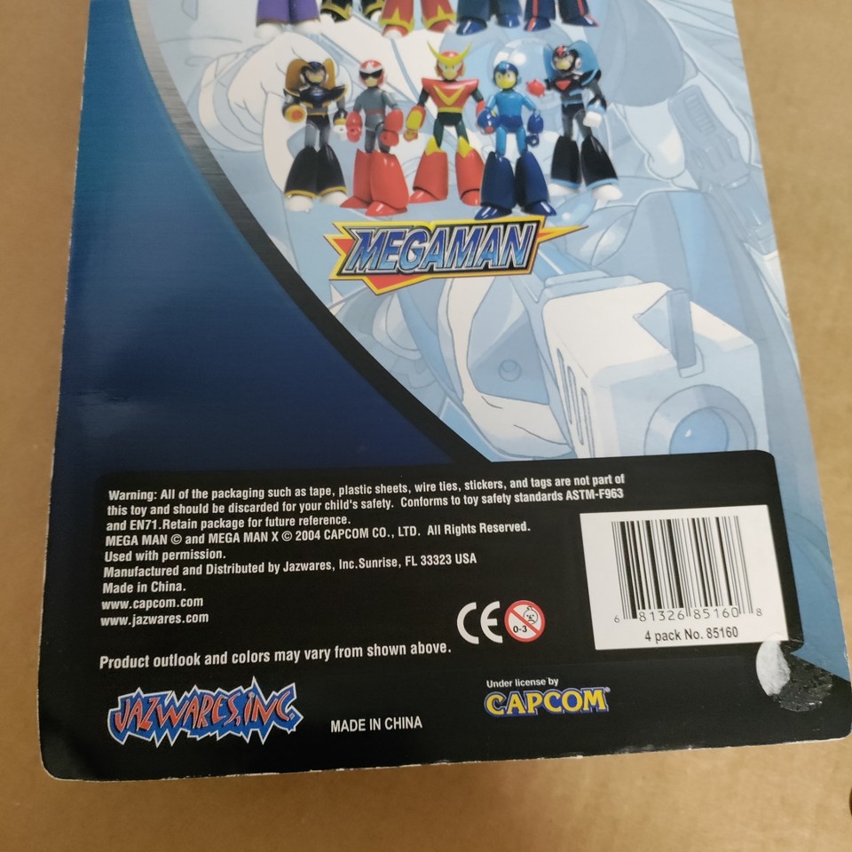 Megaman Rockman Mini Pack 4 Figure Vile X Axl Zero 2004 Jazwares RARE | eBay