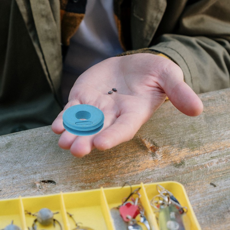 2 PCS Foam Winding Coil Fishing Supplies Bobbins Line Winder Tackle | eBay