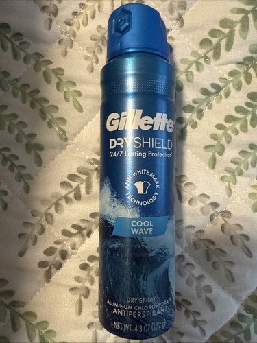 Gillette DryShield Cool Wave Dry Spray Antiperspirant 4.3oz | eBay