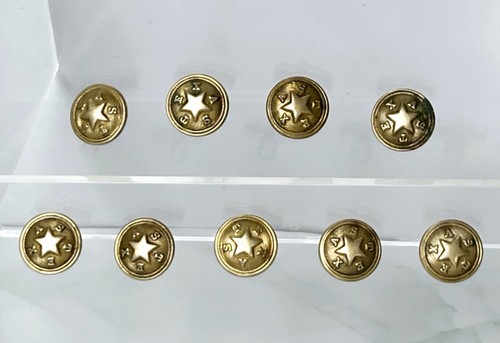 Lot Of 9 Civil War Texas Confederate Buttons For Coat OR Vest VERY RARE ...