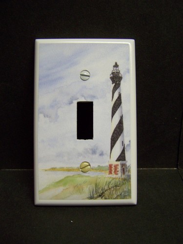 CAPE HATTERAS LIGHTHOUSE #2 LIGHT SWITCH OR OUTLET COVER MULTIPLE SIZES ...