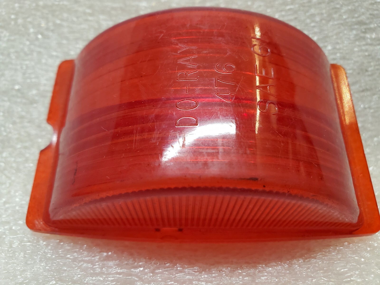 Vintage DO-RAY 476 SAE 61 Red Marker Light Lens | eBay