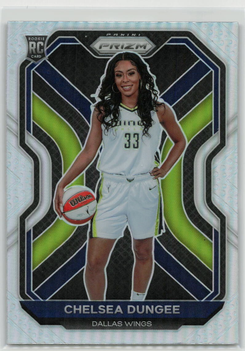 Chelsea Dungee 2021 Panini WNBA Prizm #93 SILVER PRIZMS Rookie RC ...