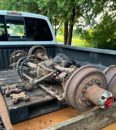 1975 FORD F250 DANA 44 CLOSED KNUCKLE COMPLETE FRONT AXLE / HIGHBOY 4X4 ...