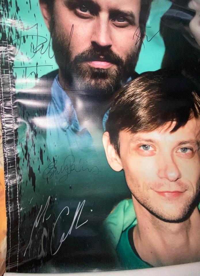Supernatural VINYL BANNER-Creation Entertainment-SIGNED BY 12 ACTORS ...