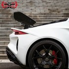 For Lotus Emira 2022-2024 Dry Carbon Fiber Rear Trunk Spoiler GT4 Style ...