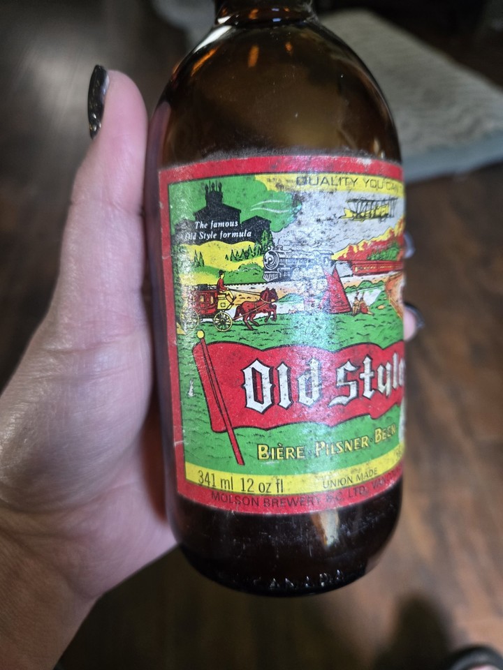 Vintage Molson Old Style Stubby Beer Bottle | eBay