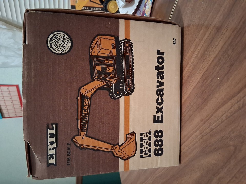 ERTL Case 688 Excavator Die-Cast Collectors Toy in Box Great for ...