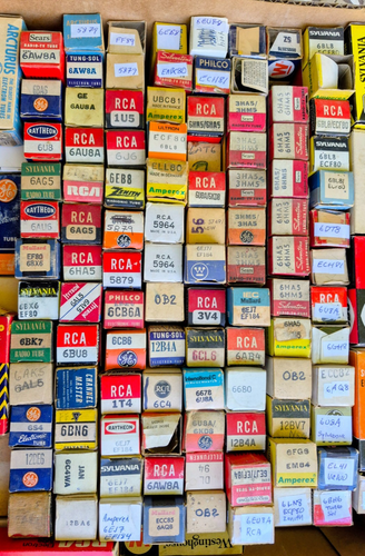 Vacuum tube lot, Mostly small tubes. Many 6 volt tubes | eBay