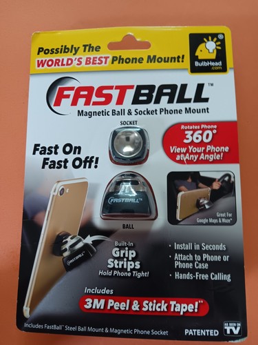 NEW As Seen On TV Fastball Magnetic Car Cell Phone Mount/Holder by ...