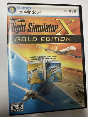Microsoft Flight Simulator X Gold Edition PC Windows w/Acceleration ...