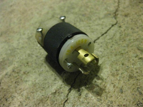Hubbell HBL4720C 15A 125V 2P3W Locking Plug | eBay