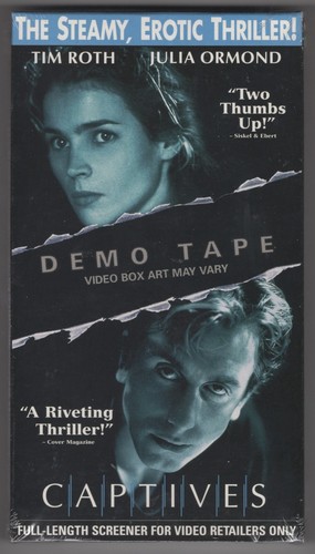 Captives (Factory Sealed VHS Screener w/ Watermarks) Tim Roth & Julia ...