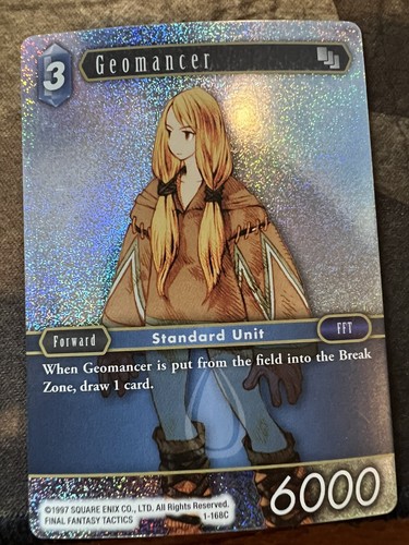 Geomancer 1-168C Near Mint Foil Final Fantasy TCG FFTCG Opus 1 | eBay