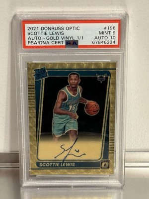 2021 Panini Donruss Optic Rated Rookie #196 Scottie Lewis 1/1 PSA 9 ...