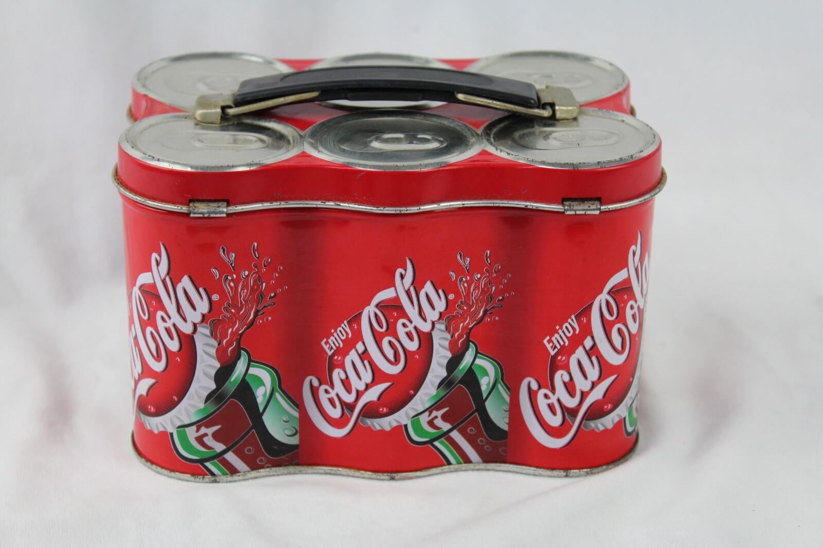 Vintage Coca-Cola COKE 6-Pack Cans Collectible Tin 1998 Great Condition ...