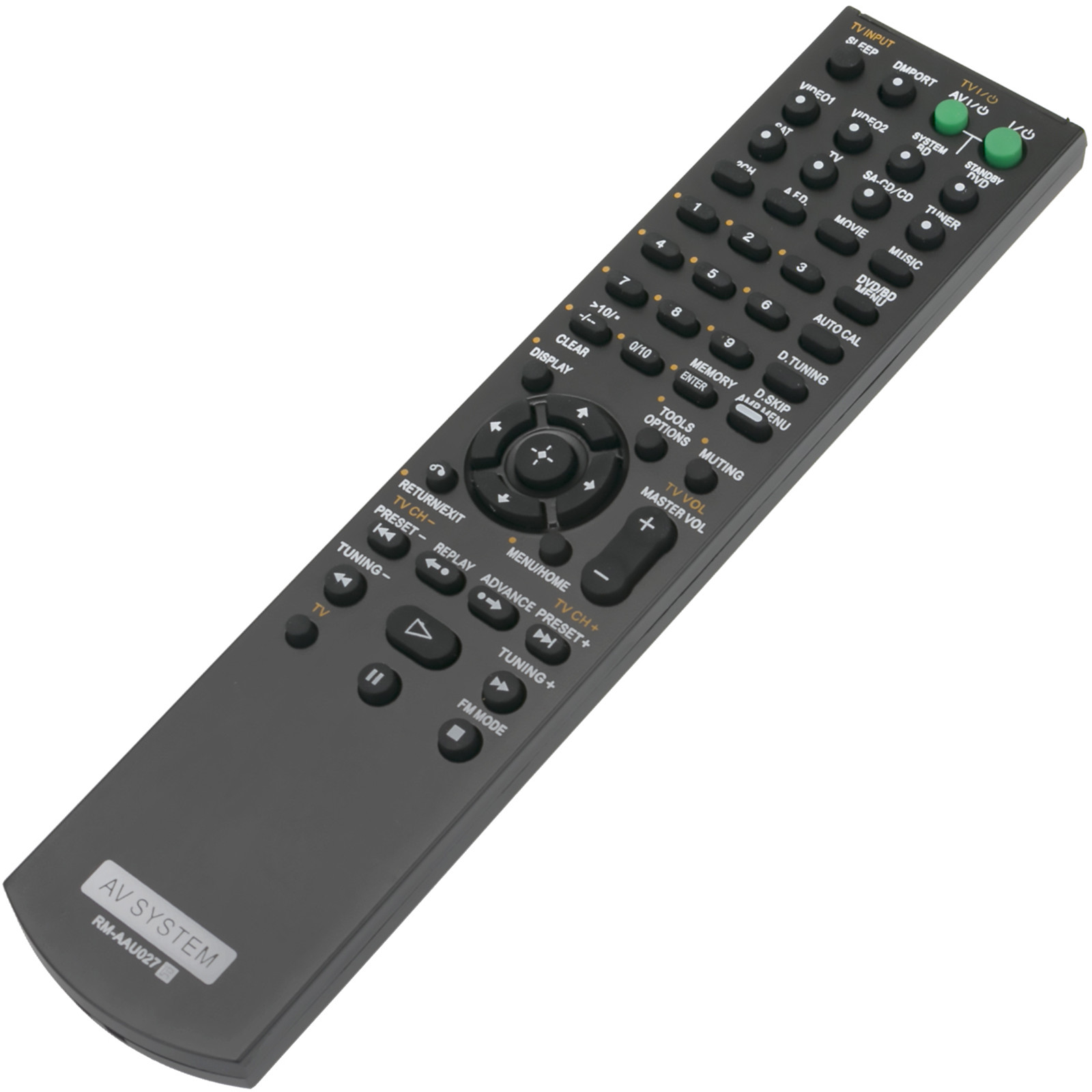 New RM-AAU027 Replaced Remote for Sony Receiver STR-KM5000 HT-DDW5500 ...