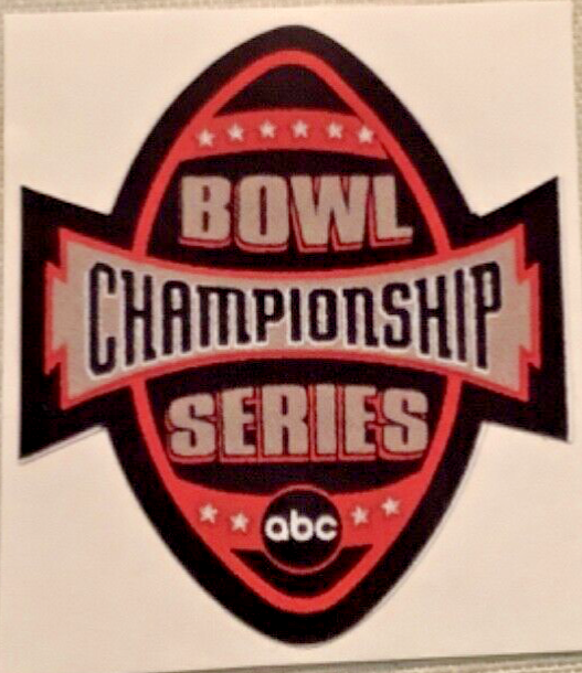 ABC Bowl Championship Series BCS Football Helmet Decal | eBay