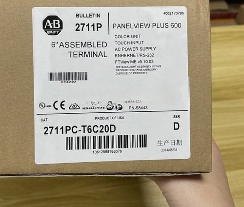 New Factory Sealed Allen Bradley 2711PC-T6C20D PanelView Plus Compact ...