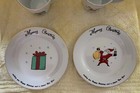 Merry Brite Merry Christmas 2 Cups / Mugs Present Santa Matching ...
