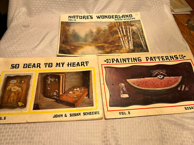 3 Lg Susan Scheewe Art Booklets Painting | eBay