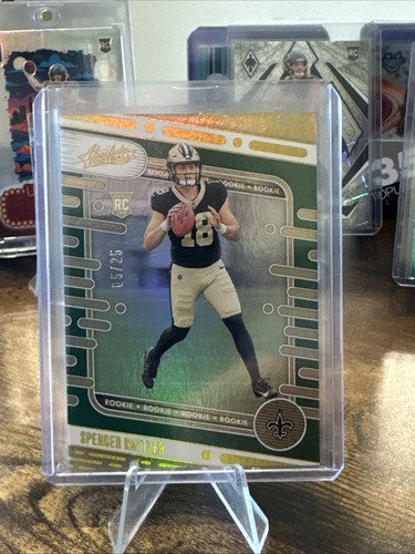 2024 Absolute Football Spencer Rattler Gold Rookie Holo /25 Thick Card ...