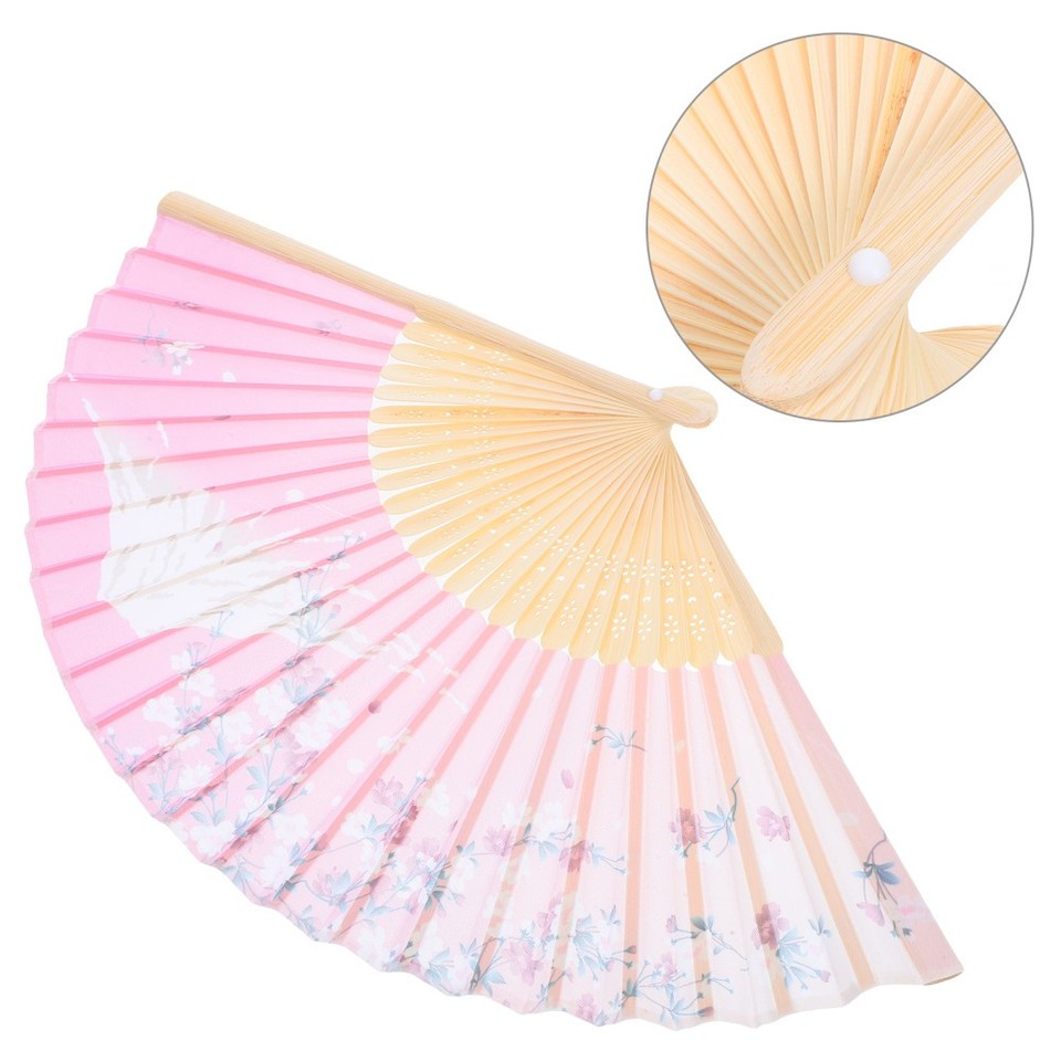 Japanese Style Hand Fan Photo Prop Foldable Chinese Paper Folding ...