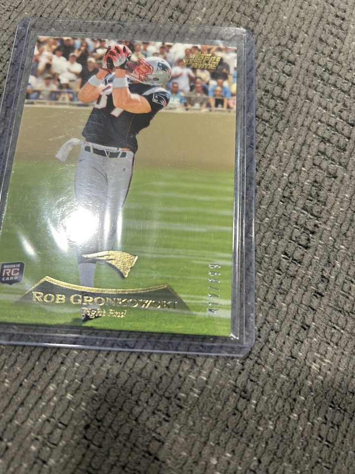 2010 Topps Prime #42 Gold Rob Gronkowski Patriots Rookie /699 | eBay