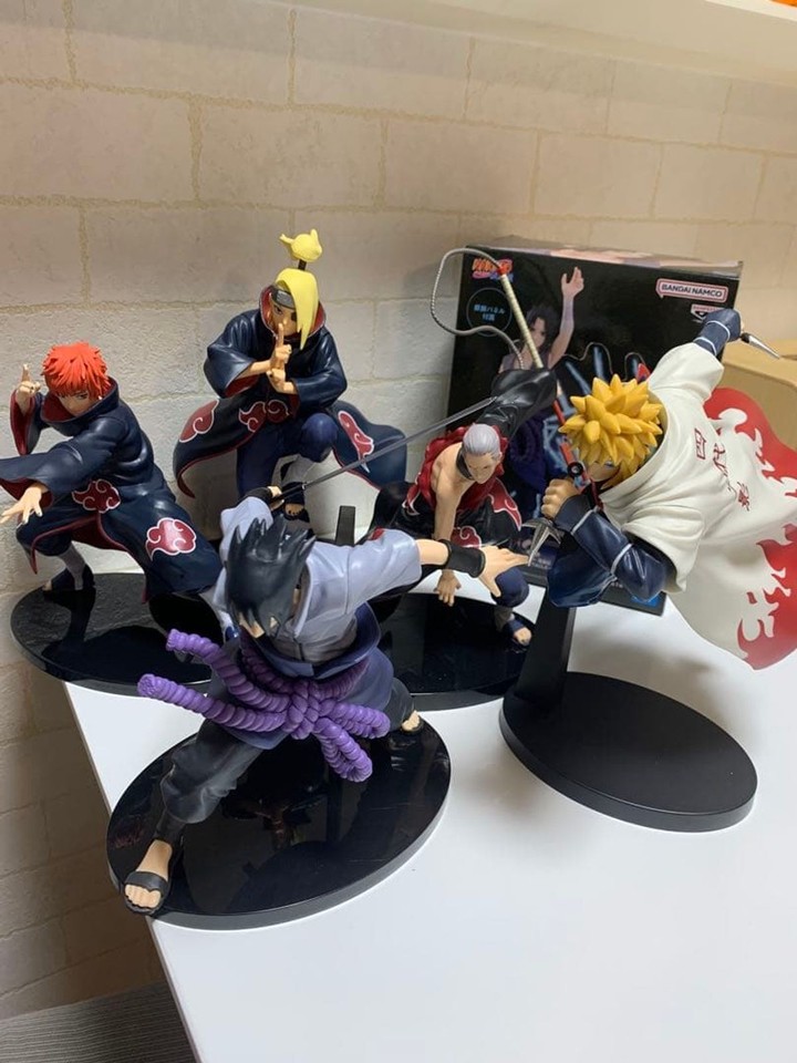 Naruto Akatsuki Figures Set 6pcs - Hidan, Sasuke, Sasori, Minato & More ...