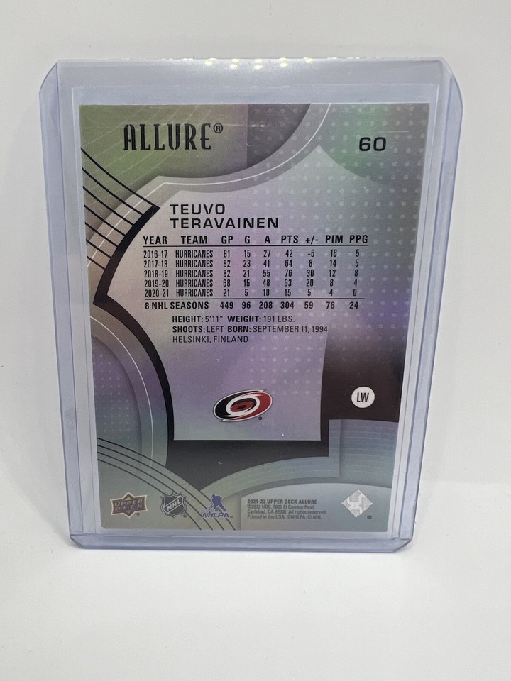 2021-22 Upper Deck Allure - #60 Teuvo Teravainen | eBay
