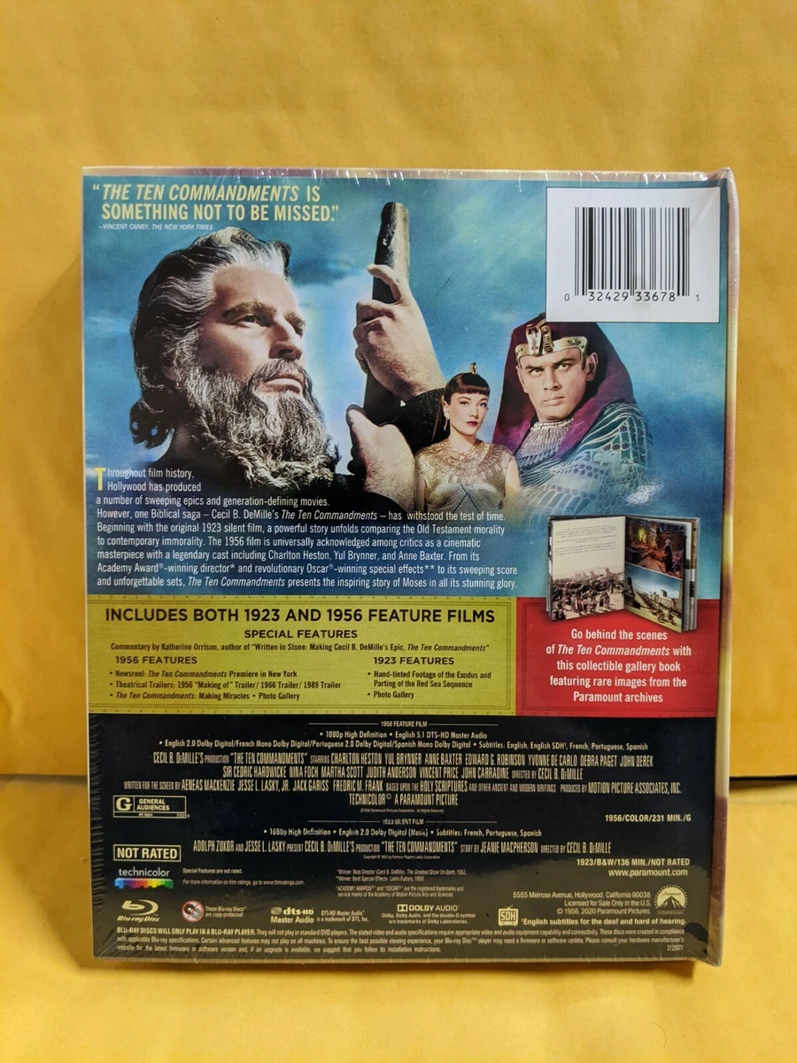 Ten Commandments Blu Ray