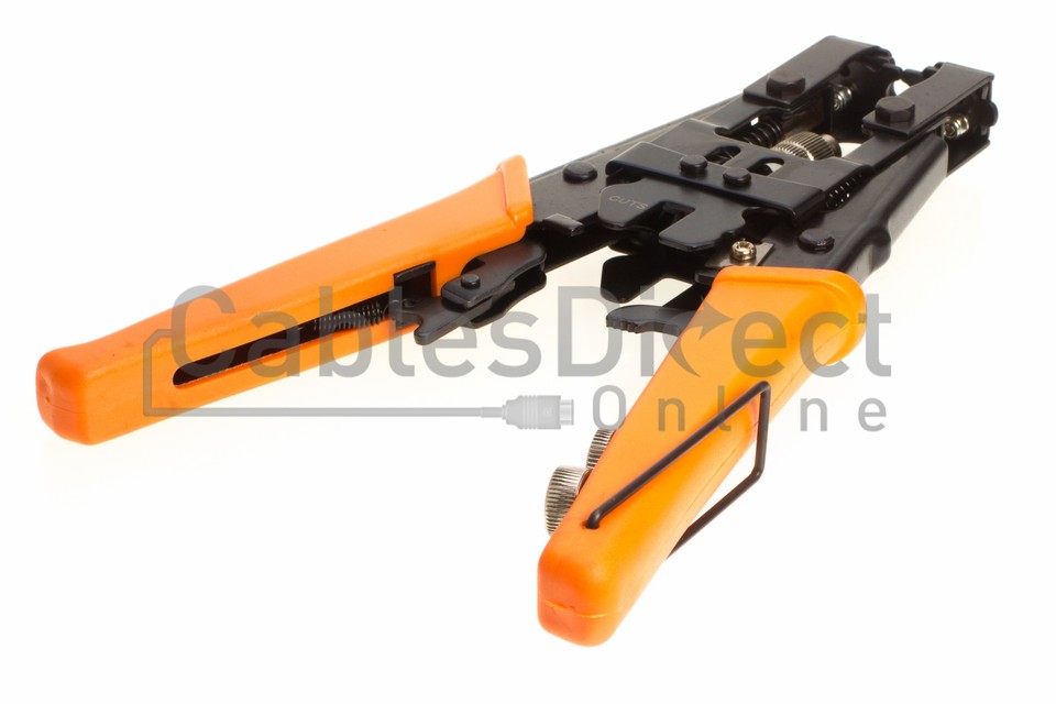 Adjustable Crimping Tool Set Kit Coaxial BNC RCA F RG59 RG6 Cable ...