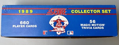 SCORE Baseball Collector Set 1989 ⚾️660 Card Set w/56 Magic Motion ...