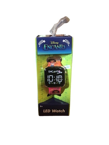Disney Encanto Digital LED Kids watch Date Time Accutime Press button ...