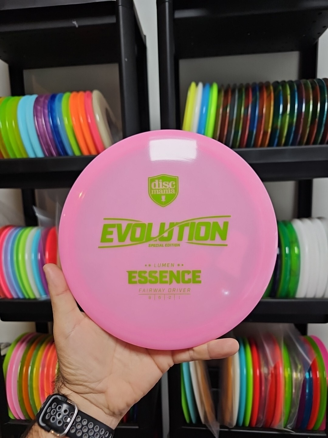 Discmania Lumen Essence Pink 169g #1 Neo Disc Golf Fairway Driver | eBay