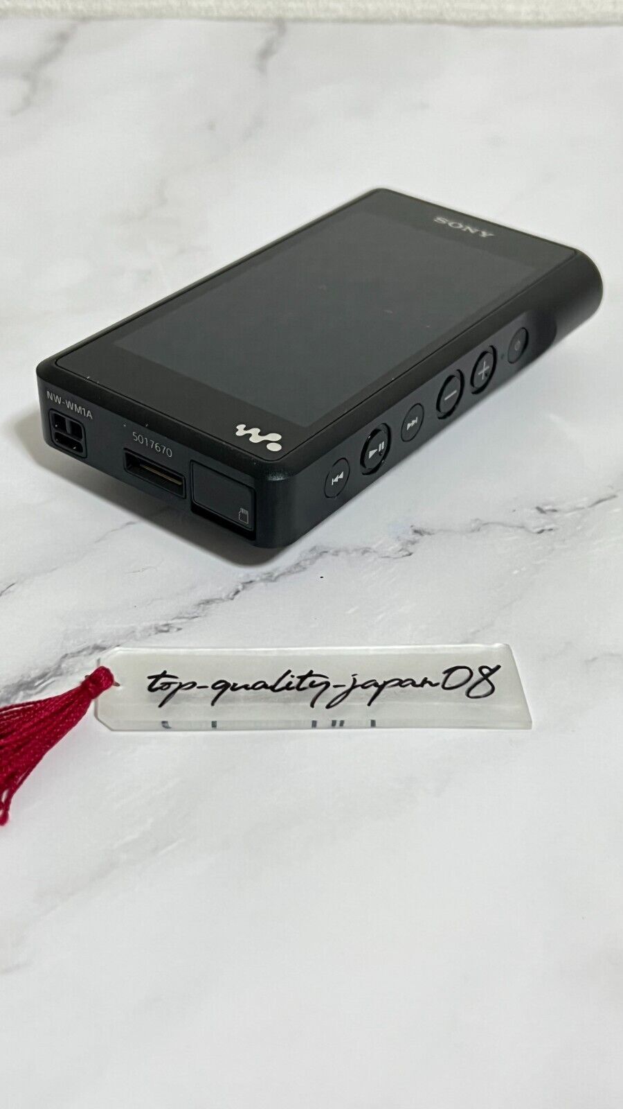 SONY WALKMAN WM1 Series NW-WM1A Black Digital Audio Player Japanese ...