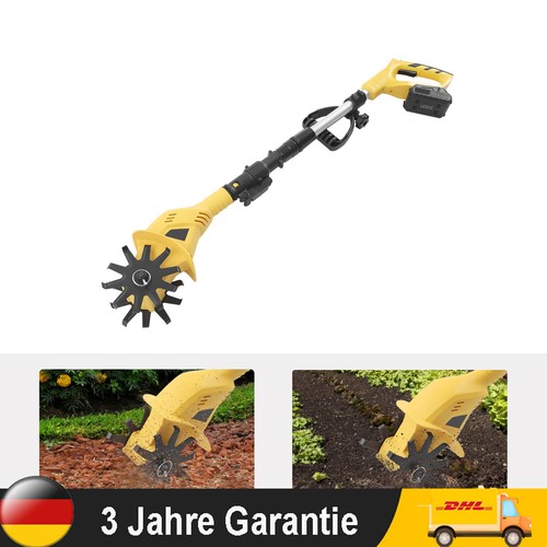 20V cordless ground hoe small rotary tiller garden tiller electric ...