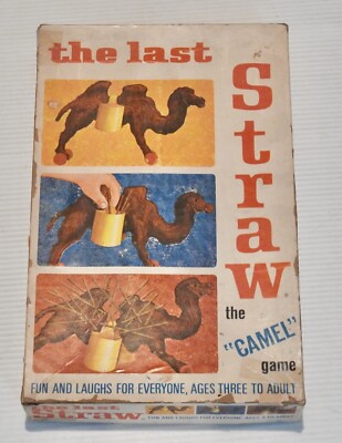 THE LAST STRAW GAME Break The Camel's Back SCHAPER 1966 Complete ...