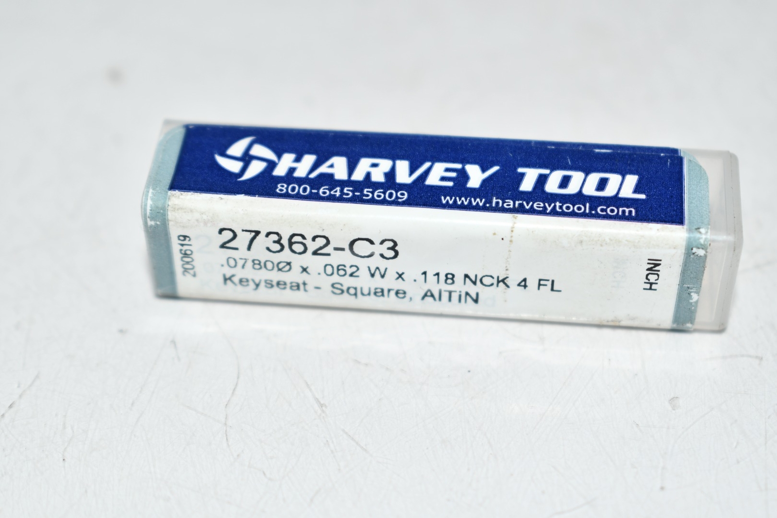 NEW Harvey Tool 27362-C3 5/64'' AlTiN Carbide Straight Tooth Keyseat ...