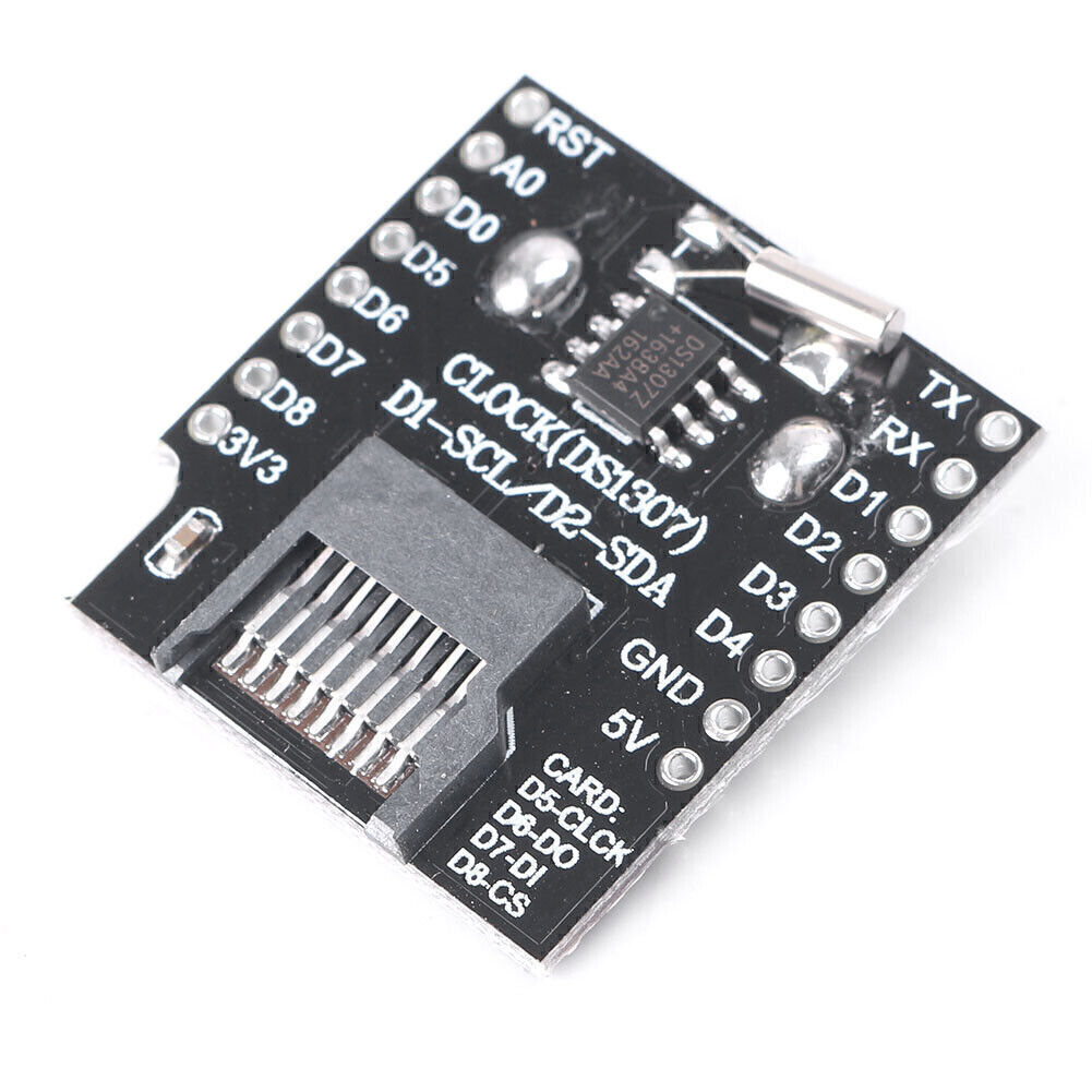 Micro SD Wemos D1 Data Logger Shield+RTC DS1307 Clock For Arduino ...
