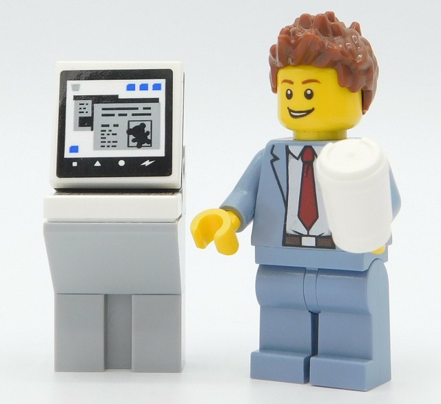 Lego Minifigure Computer Guy | eBay