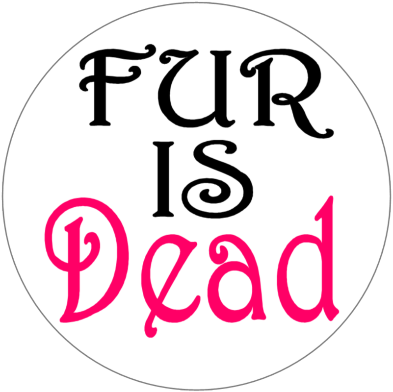 Fur Is Dead - Vegan Animal Rights - 3 Pack Circle Stickers 3" x 3" | eBay