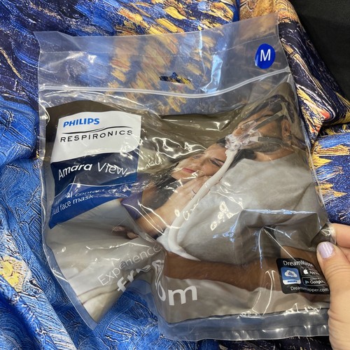 Philips Respironics Amara View Full Face Mask Medium M New HCPCS A7030 ...