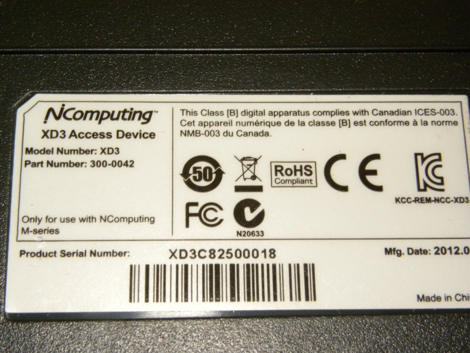 Ncomputing ~ LOT of (4) ~ 300-0042 XD3 Access Device | eBay