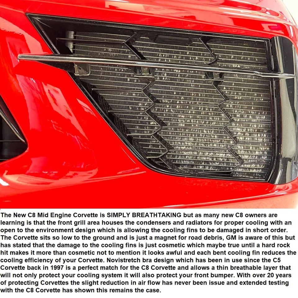 C8 CORVETTE STINGRAY NOVISTRETCH FRONT BRA HIGH TECH STRETCH MASK 2020 ...