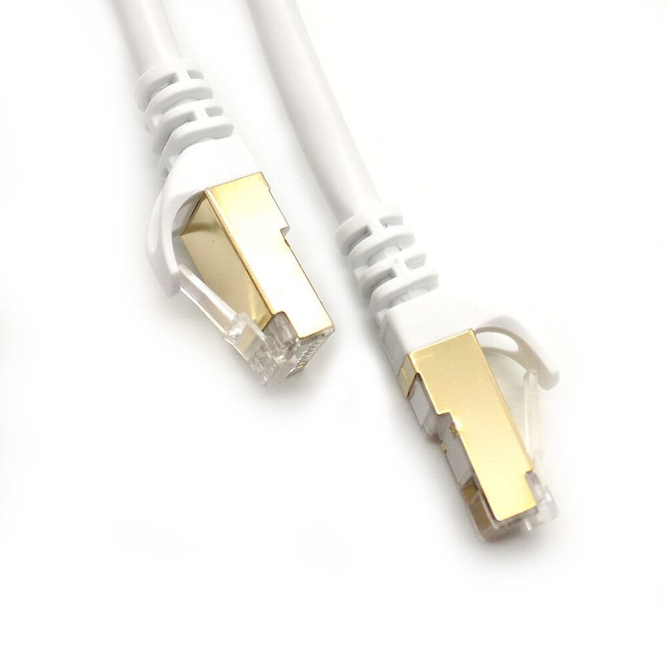 RJ45 CAT8 Internet Cable Ethernet Patch Network LAN Lead Fastest 40Gbps ...