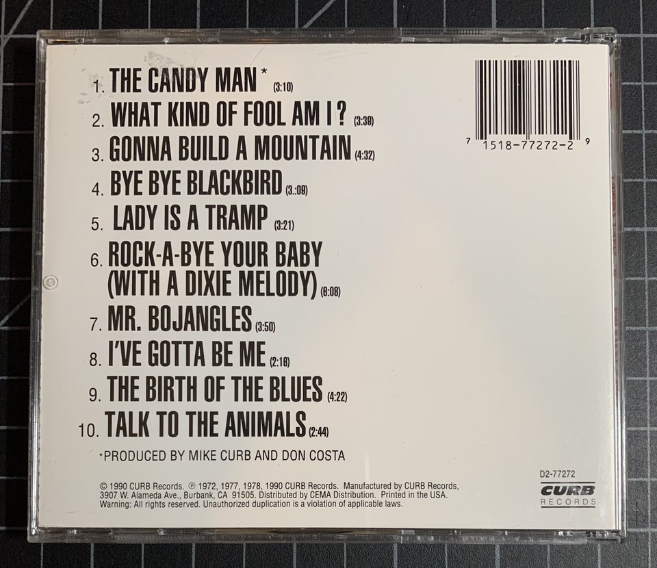 Sammy Davis, Jr CD Pop Greatest Songs 1990s Very Clean Disc ...