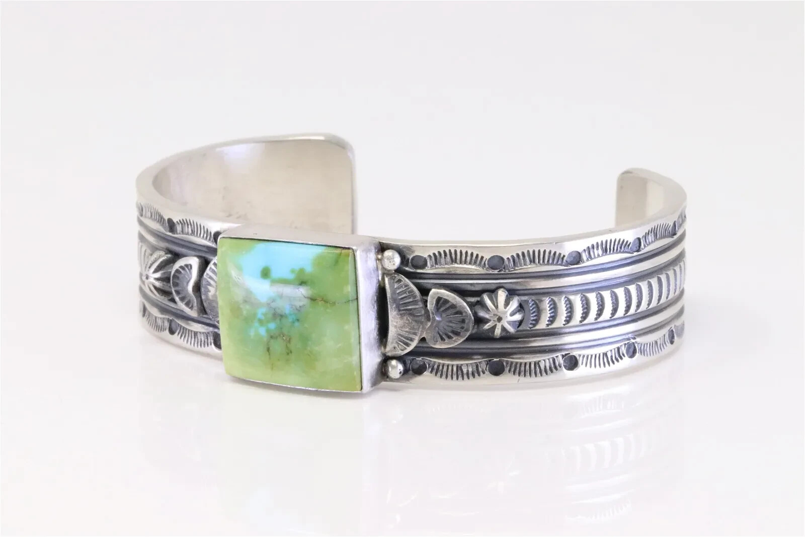 Sonora Gold Native America Navajo Sterling Silver Sonora Gold Turquoise ...