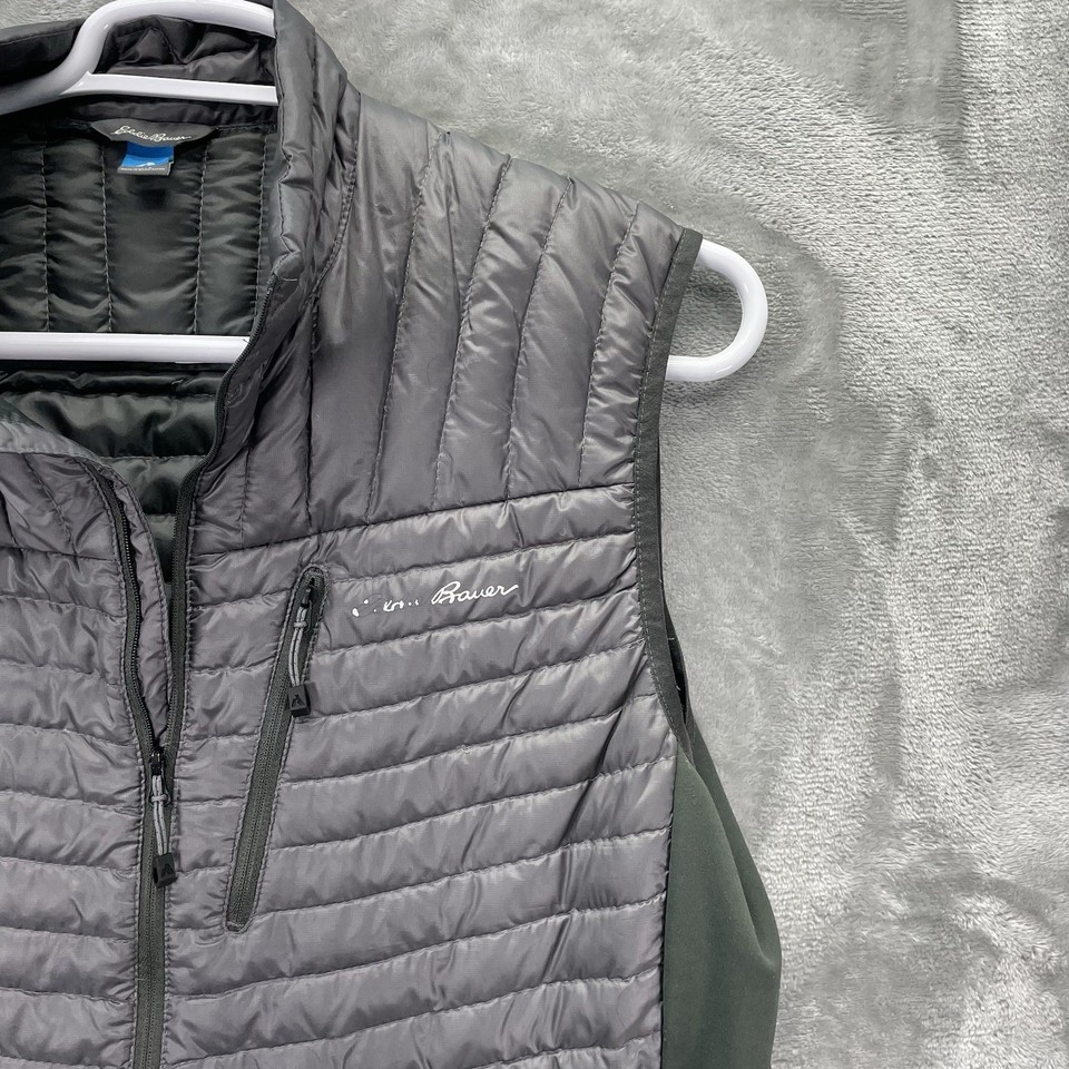 Eddie Bauer VEST Men Large first Ascent 800 Storm down zip Down filled ...