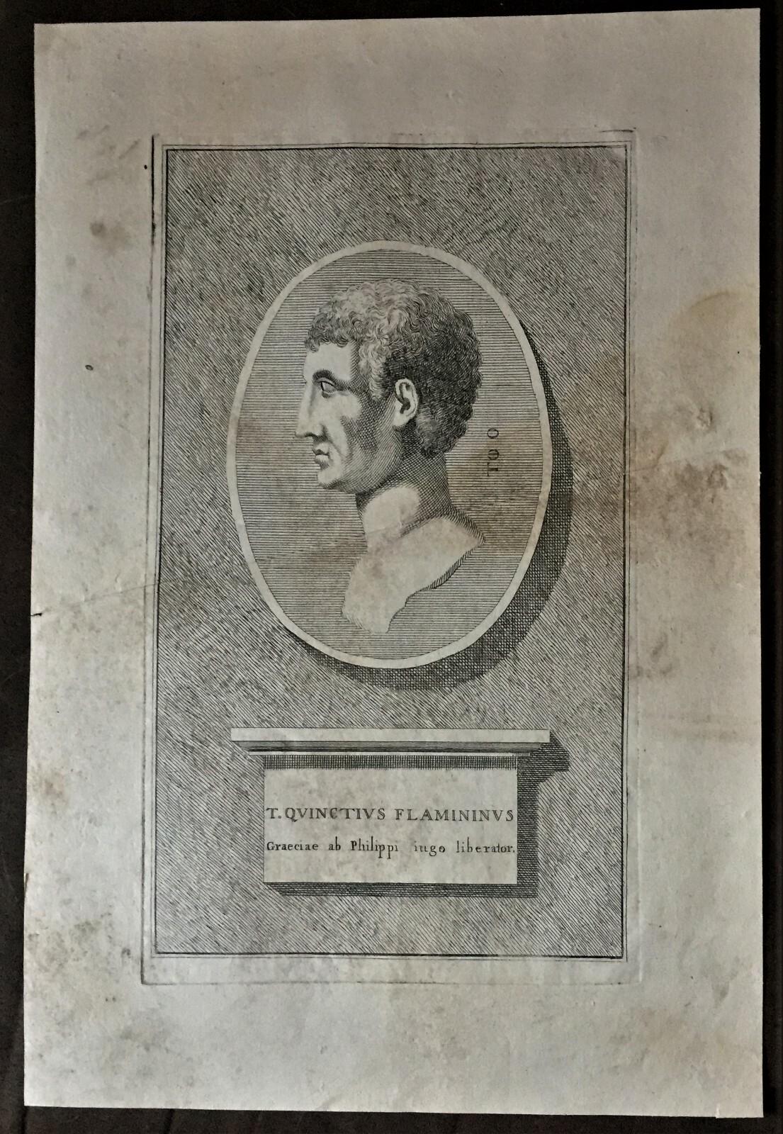Titus Quinctius Flamininus, Engraving From The Late 17th Century | eBay